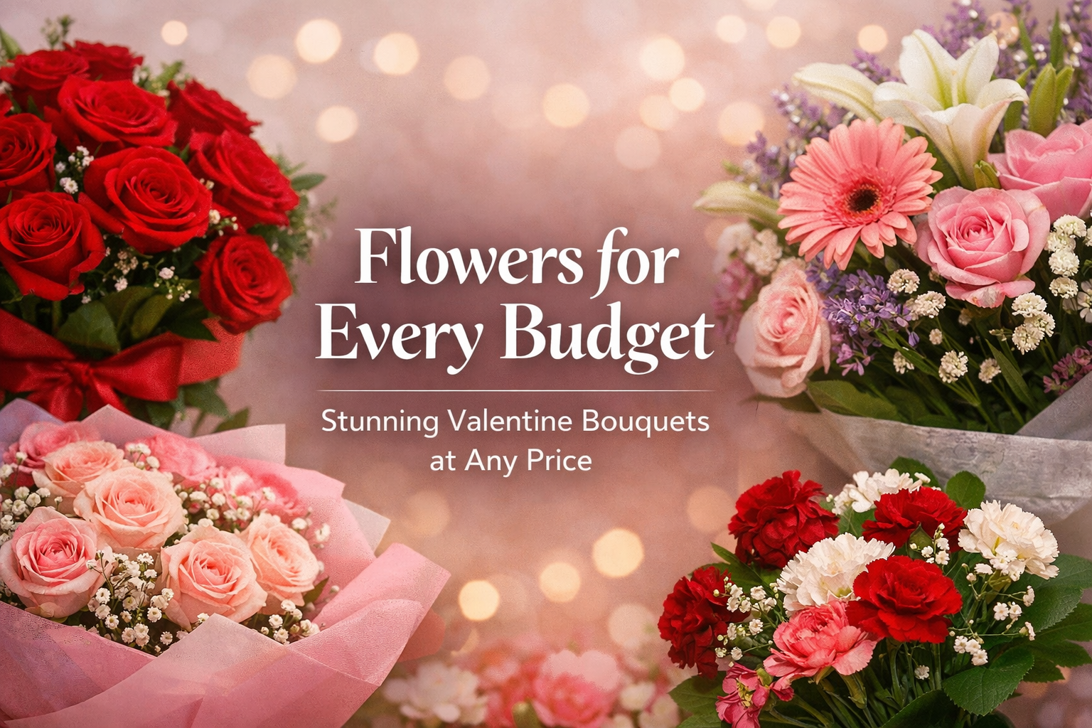 Flowers for Every Budget: Stunning Valentine Bouquets at Any Price